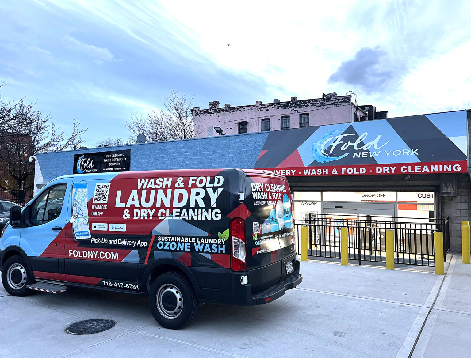 Fold New York - Eco Laundry Delivery in NYC, Ozone Wash.